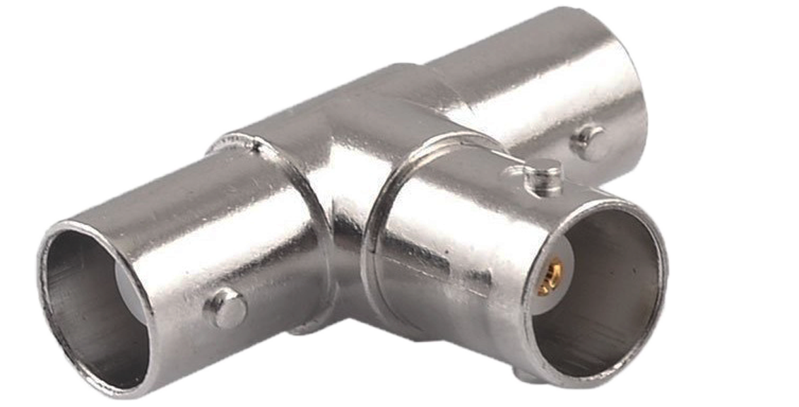 CONNECTOR T BNC FEMALE / FEMALE / FEMALE - Com4Tech ISR